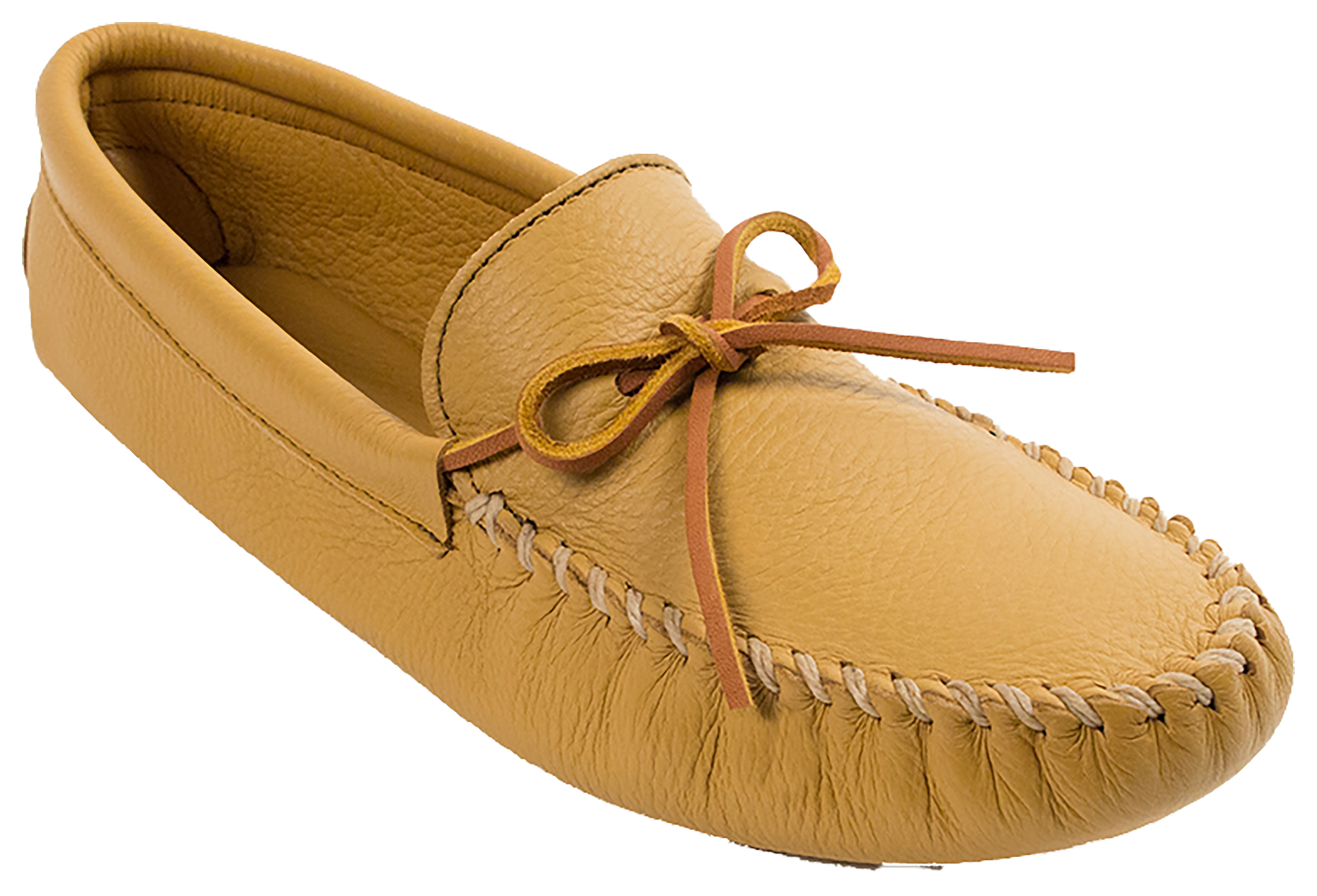 Minnetonka Double Deerskin Softsole Slippers for Men | Bass Pro Shops